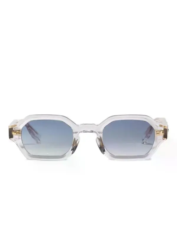 JOHN DALIA Geometric-frame Sunglasses - Neutrals