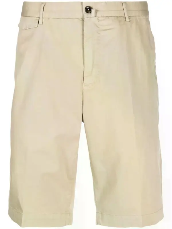 PT TORINO Pressed-crease Bermuda Shorts - Brown