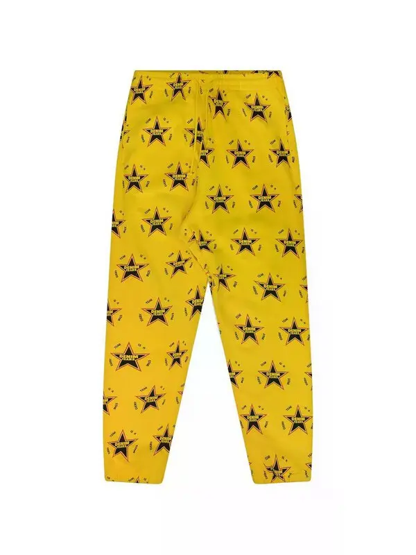 DENIM TEARS Star-print Track Pants - Yellow
