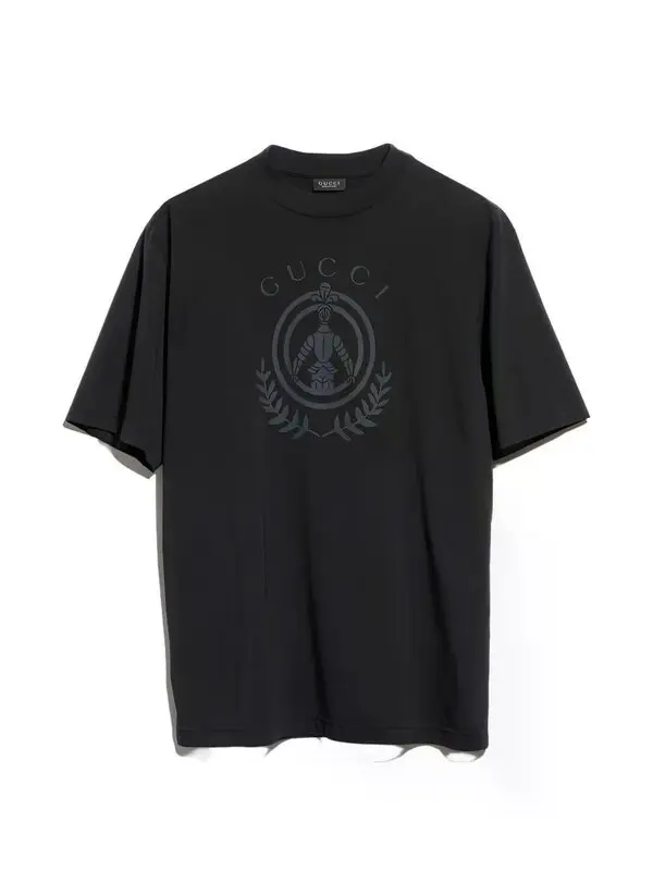 Gucci Logo-print Cotton T-shirt - Black