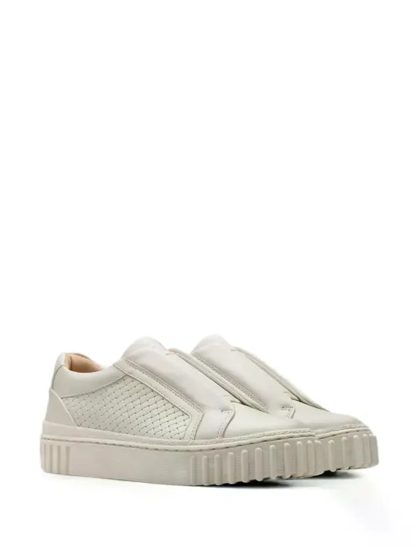 Clarks Mayhill Bay Woven Slip-on Platform Sneakers