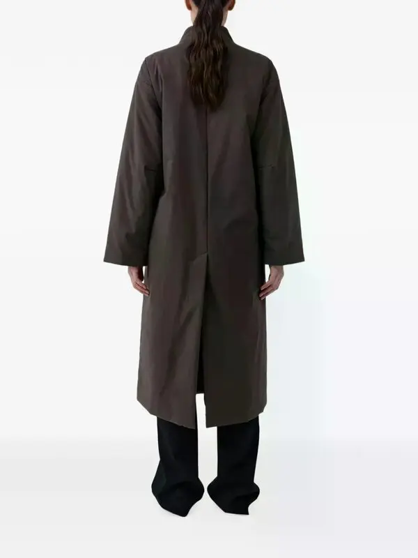 ST. AGNI Pillow Wrap Coat - Brown