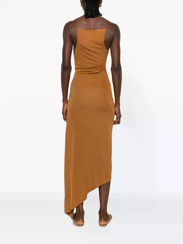 Christopher Esber Sleeveless Boat Neck Dress With Cut-out Detailing