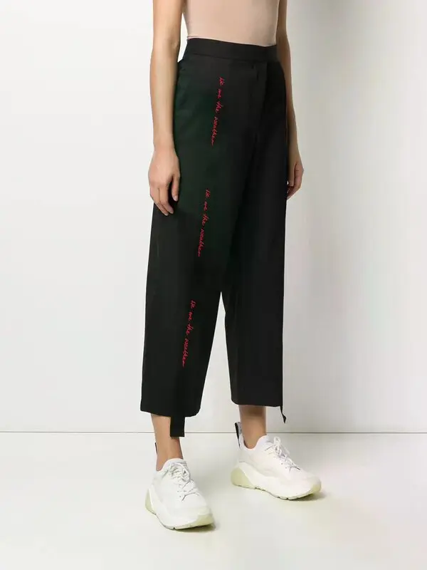 Stella McCartney Watw Embroidered-tape Tailored Trousers