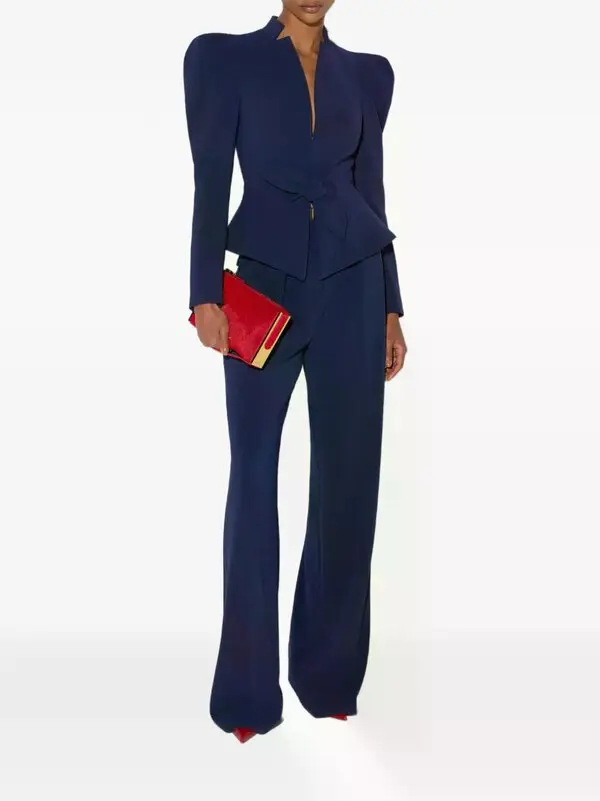 Elisabetta Franchi Lightweight Crêpe Jacket With Bow