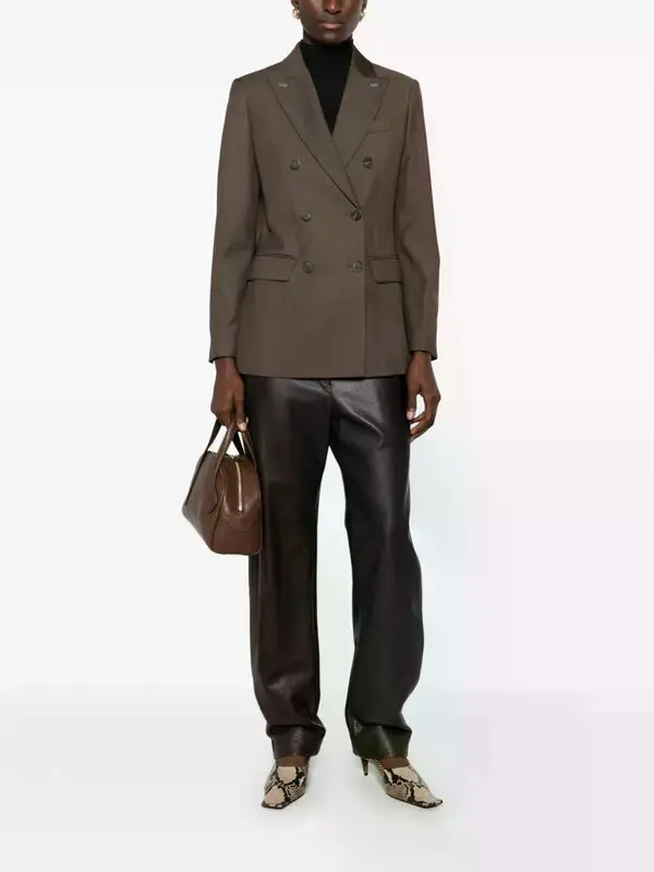 Max Mara Double-breasted Peak-lapel Blazer
