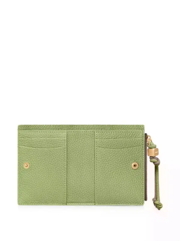 MAISON DE SABRE Pebbled Leather Bifold Wallet