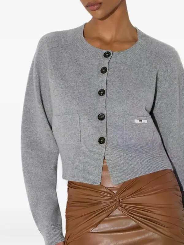 Elisabetta Franchi Raglan-sleeve Cropped Cardigan
