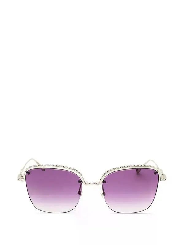 Chopard Logo-detail Sunglasses - Silver