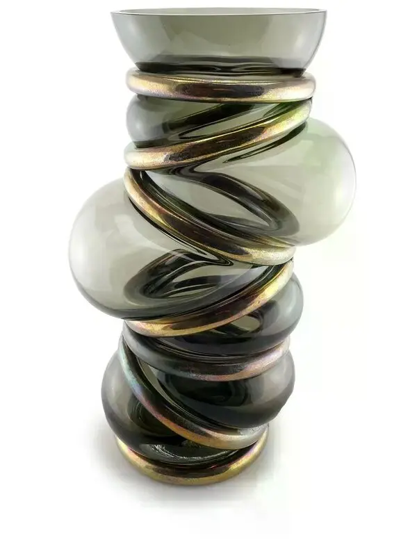 VANESSA MITRANI Chain Ring Asymmetric Vase - Grey