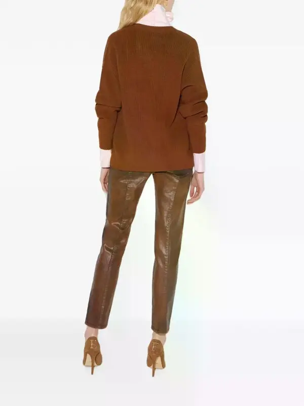 Elisabetta Franchi Knit Cardigan With Jewel Buttons