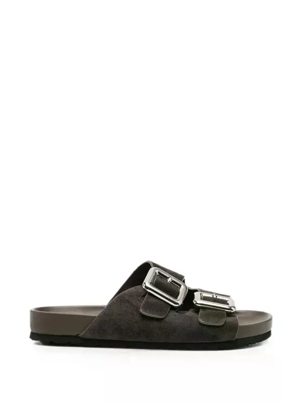 SERGIO MORETTI FIRENZE Buckle-fastening Sandals - Brown