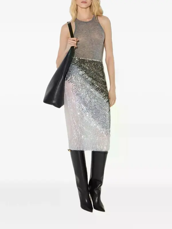 Elisabetta Franchi Wool Racerback Top