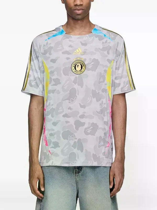 Adidas X A Bathing Ape Teamgeist T-shirt - Grey