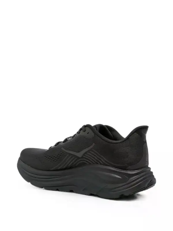 HOKA® Clifton Lace-up Sneakers - Black