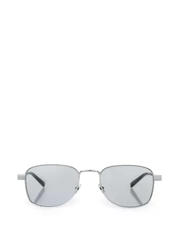 Saint Laurent Rectangle-frame Sunglasses - Silver