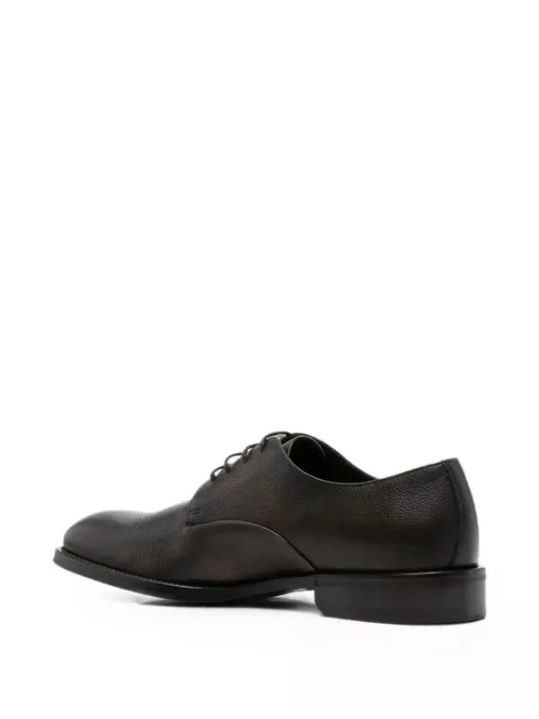 Canali Leather Derby Shoes