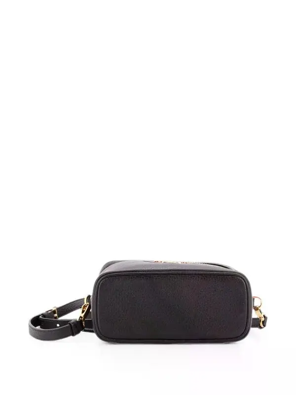 Prada Convertible Top Handle Vanity Vitello Daino Mini Shoulder Bag