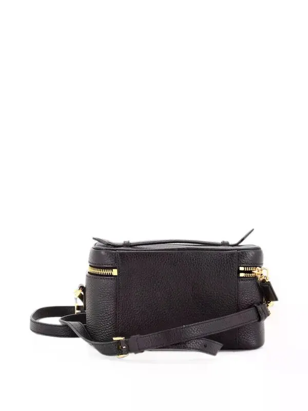 Prada Convertible Top Handle Vanity Vitello Daino Mini Shoulder Bag