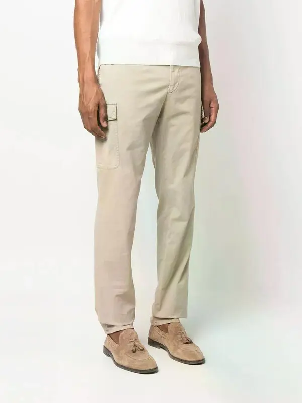 Brunello Cucinelli Strech-cotton Dyed Trousers