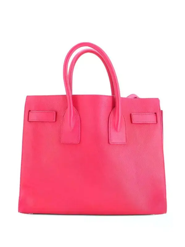 Saint Laurent Sac De Jour Bag Leather Small Satchel - Pink