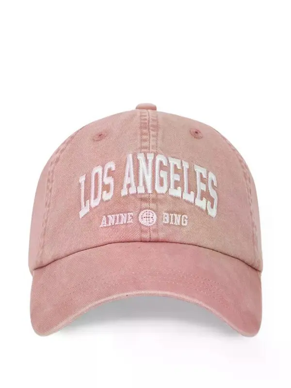 ANINE BING Jeremy Baseball Cap Los Angeles University Earth - Red
