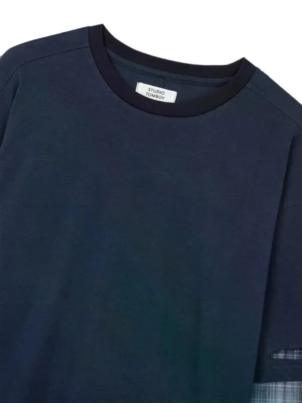 STUDIO TOMBOY Layered Distressed T-shirt