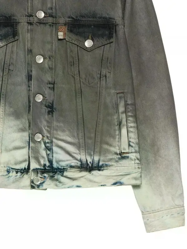 Roberto Cavalli Embroidered Denim Tucker Jacket