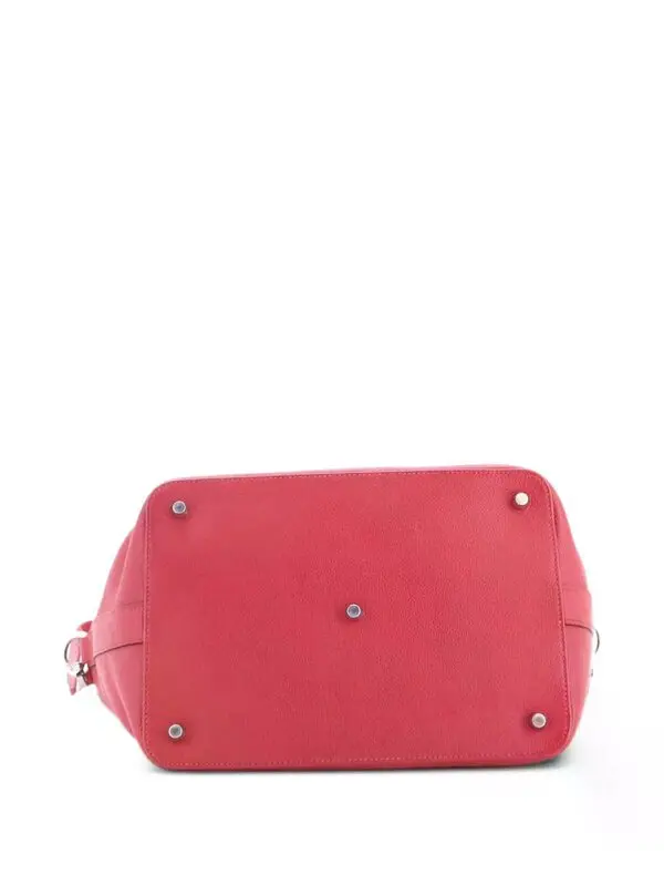 Hermès Toolbox Bag Evercolor 26 Satchel - Red