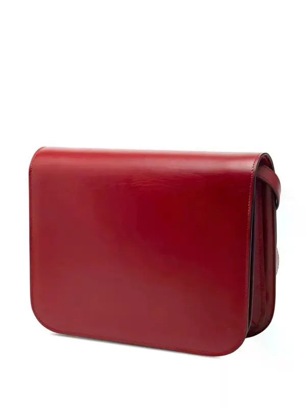 Celine Medium Calfskin Classic Box Crossbody Bag - Red