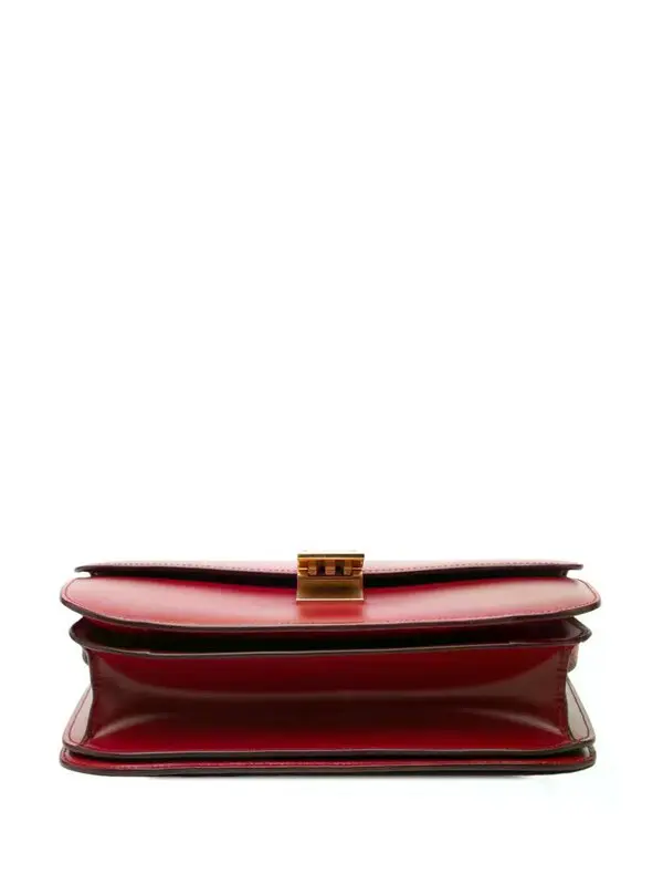 Celine Medium Calfskin Classic Box Crossbody Bag - Red