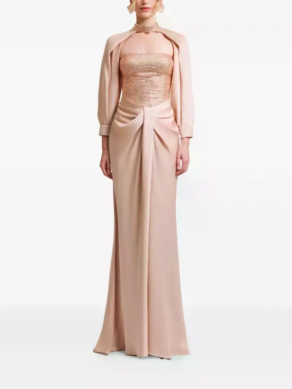 GEMY MAALOUF Strapless Bolero Gown