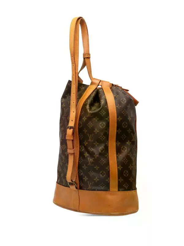 LOUIS VUITTON 1990 Monogram Randonnee Gm Backpack