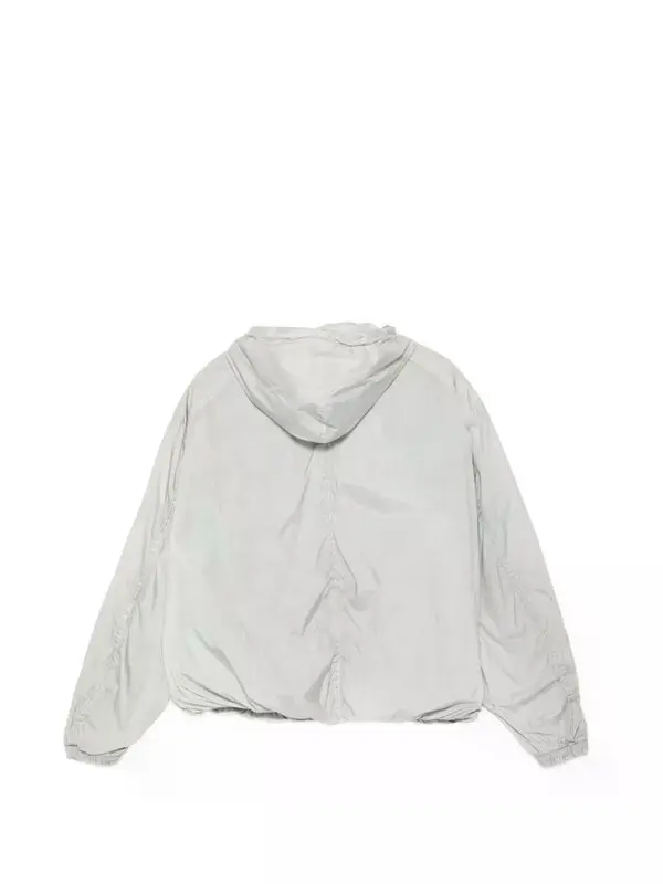 JUUN.J Logo-patch Hooded Jacket - Grey
