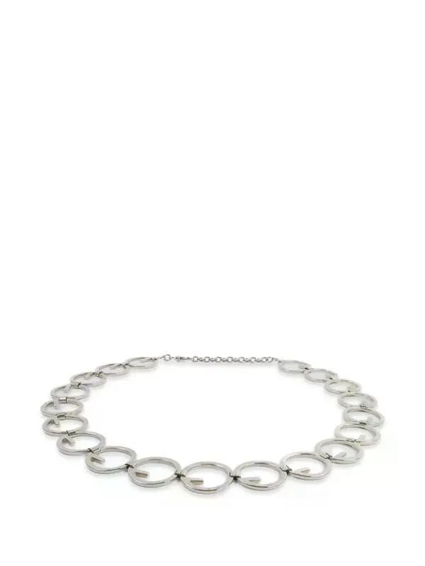 Gucci Interlocking G Chain Belt - Silver