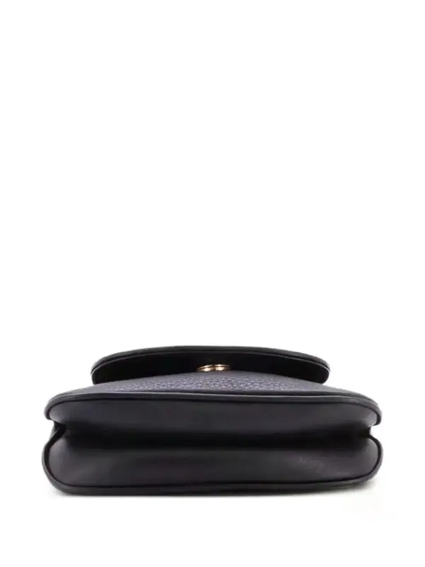 Gucci 1973 Chain Shoulder Bag Leather Small Crossbody Bag - Black