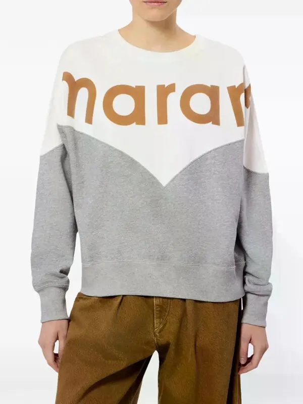 MARANT ETOILE Logo-print Colour-block Sweatshirt