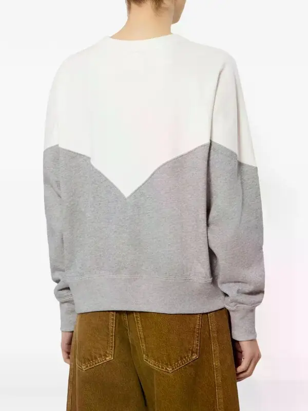 MARANT ETOILE Logo-print Colour-block Sweatshirt