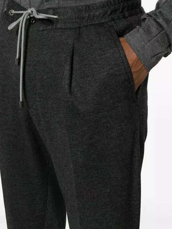 Corneliani Drawstring Tapered-leg Trousers