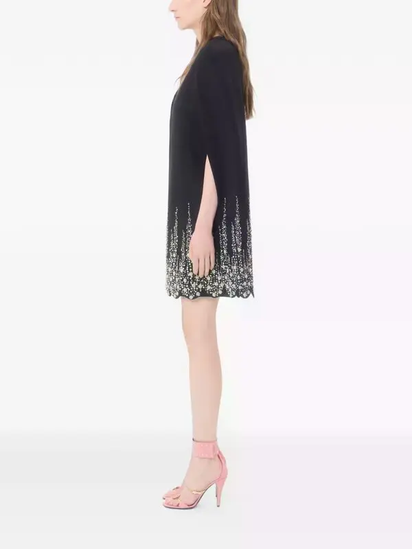 Valentino Garavani Embroidered Compact Drap Cape