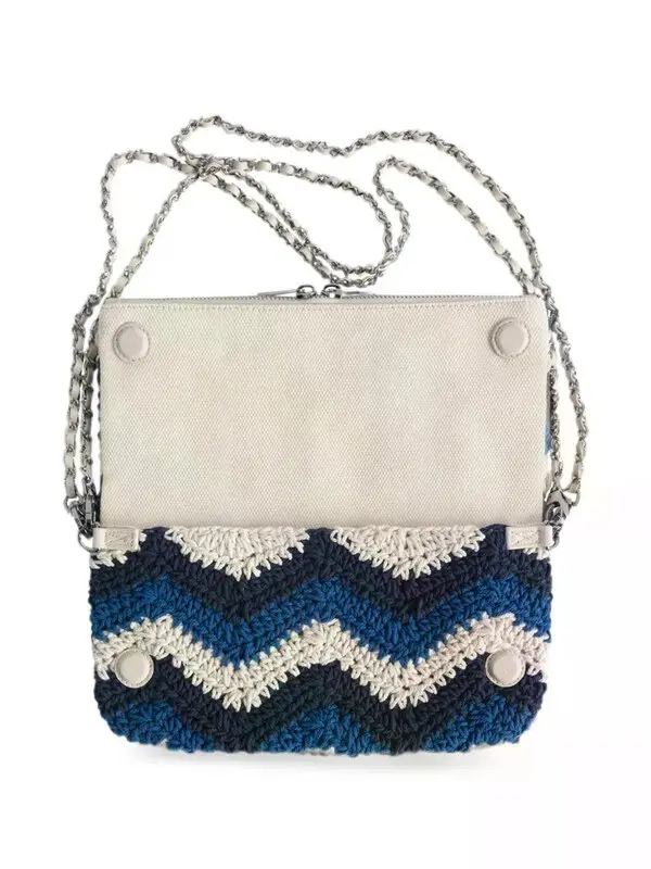 Zadig&Voltaire Rock Macramé Cross Body Bag - Blue