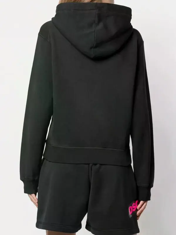 Dsquared2 Logo Print Chain Hoodie
