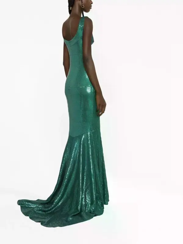 ATU BODY COUTURE Sequin-embellished Evening Gown