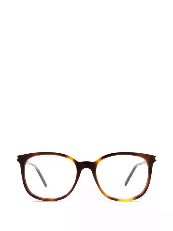 Saint Laurent Square-frame Glasses - Brown