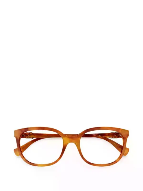 Gucci Double-g Glasses - Brown