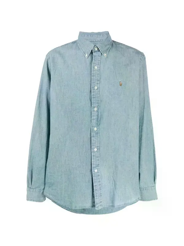Polo Ralph Lauren Polo Pony-embroidered Button-down Shirt - Blue