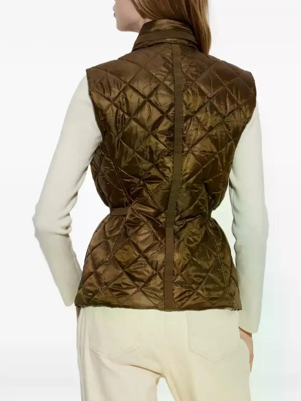 Michael Kors Drawstring-waist Quilted Gilet