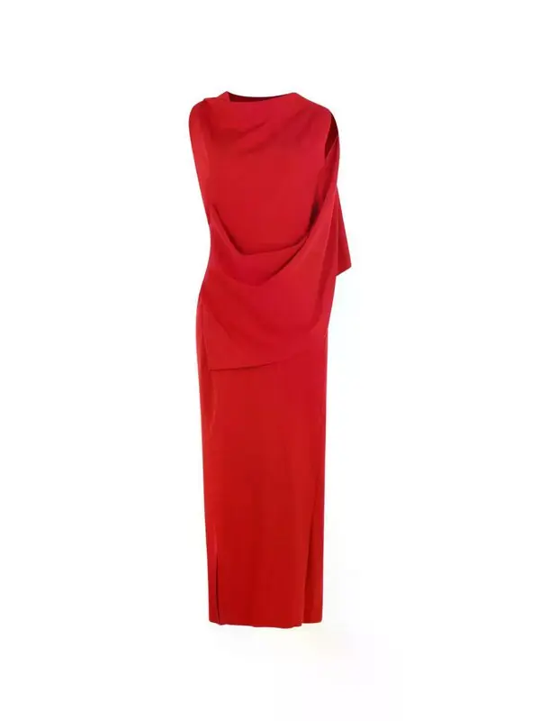 CFCL Ac Milan Draped Maxi Dress