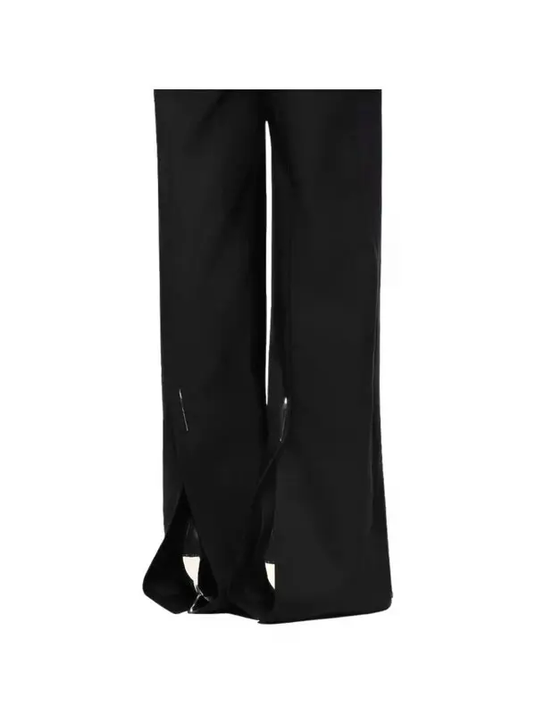 CHATS BY C.DAM Low-rise Flared Trousers
