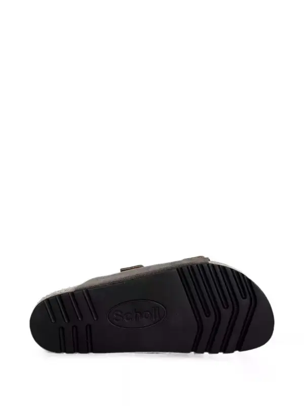DR. SCHOLL'S SHOES Arizona Buckle-fastening Suede Slides